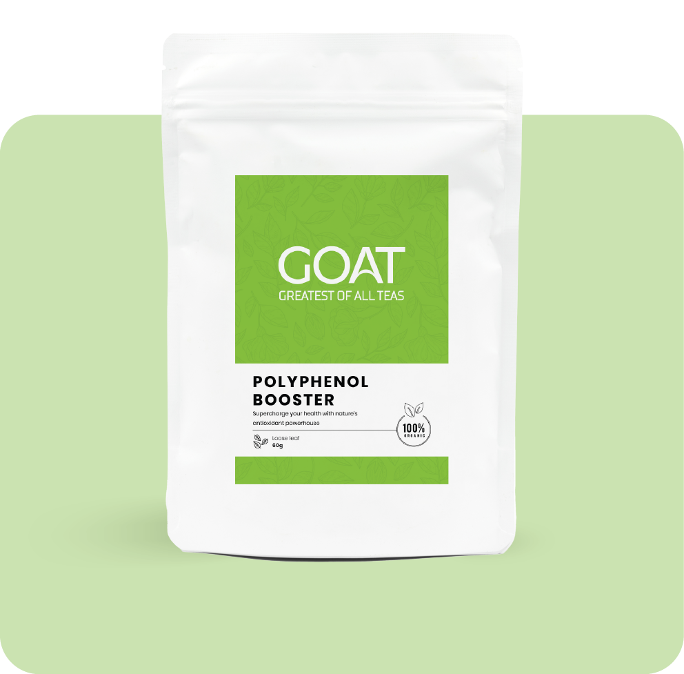 Polyphenols green tea | Polyphenol Booster Tea - GOATeas